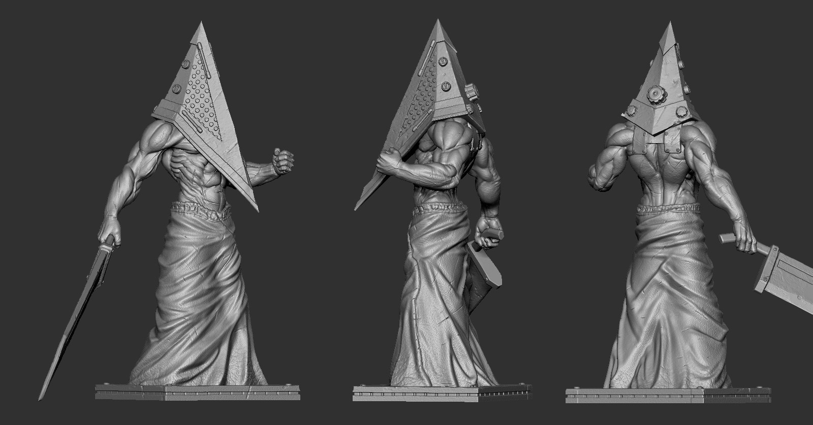 👹 Pyramid Head・ STL File for ・Cults