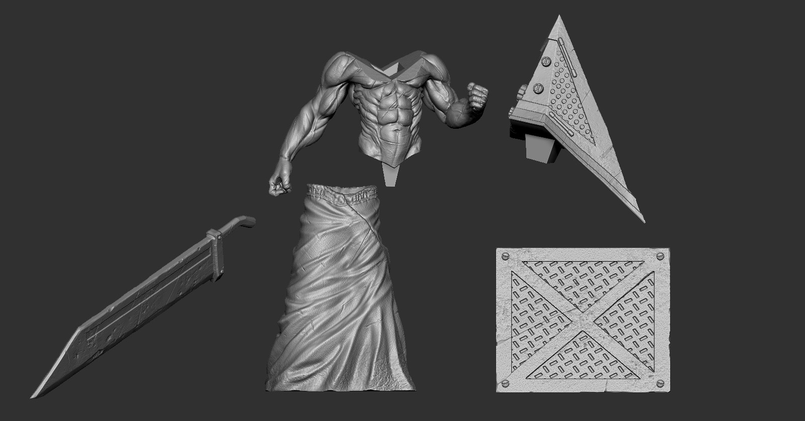 STL file Pyramid Head 👹 (OBJ)・3D printer design to download・Cults