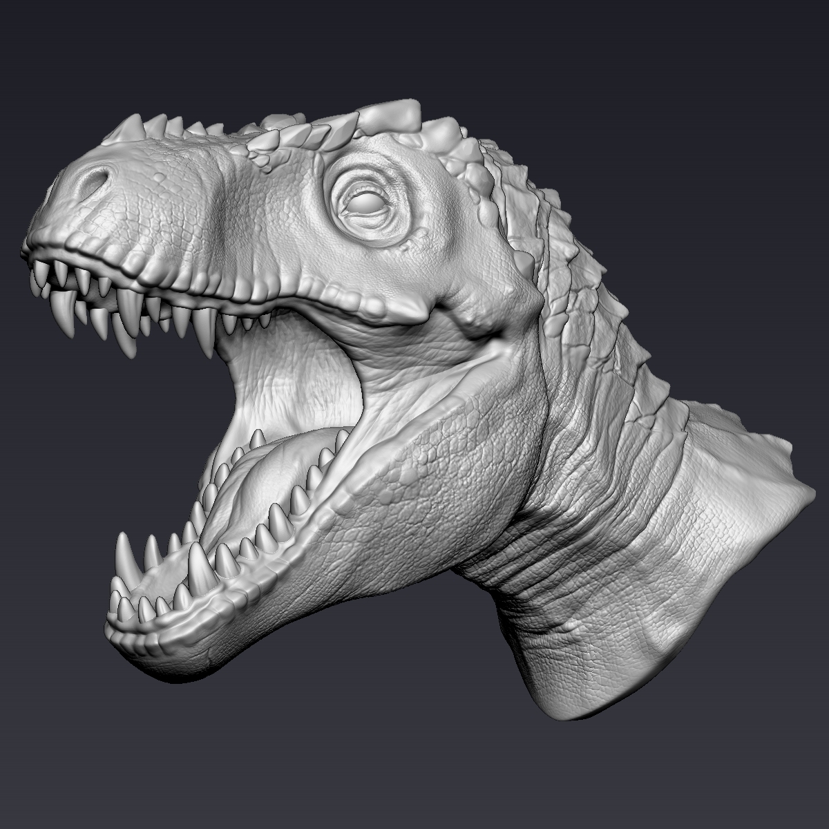 🎨 V-rex Head・ STL File for ・Cults