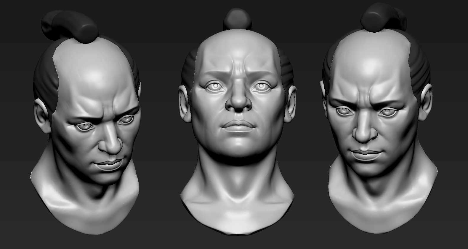 🗡️ Head Samurai・Free STL File for ・Cults