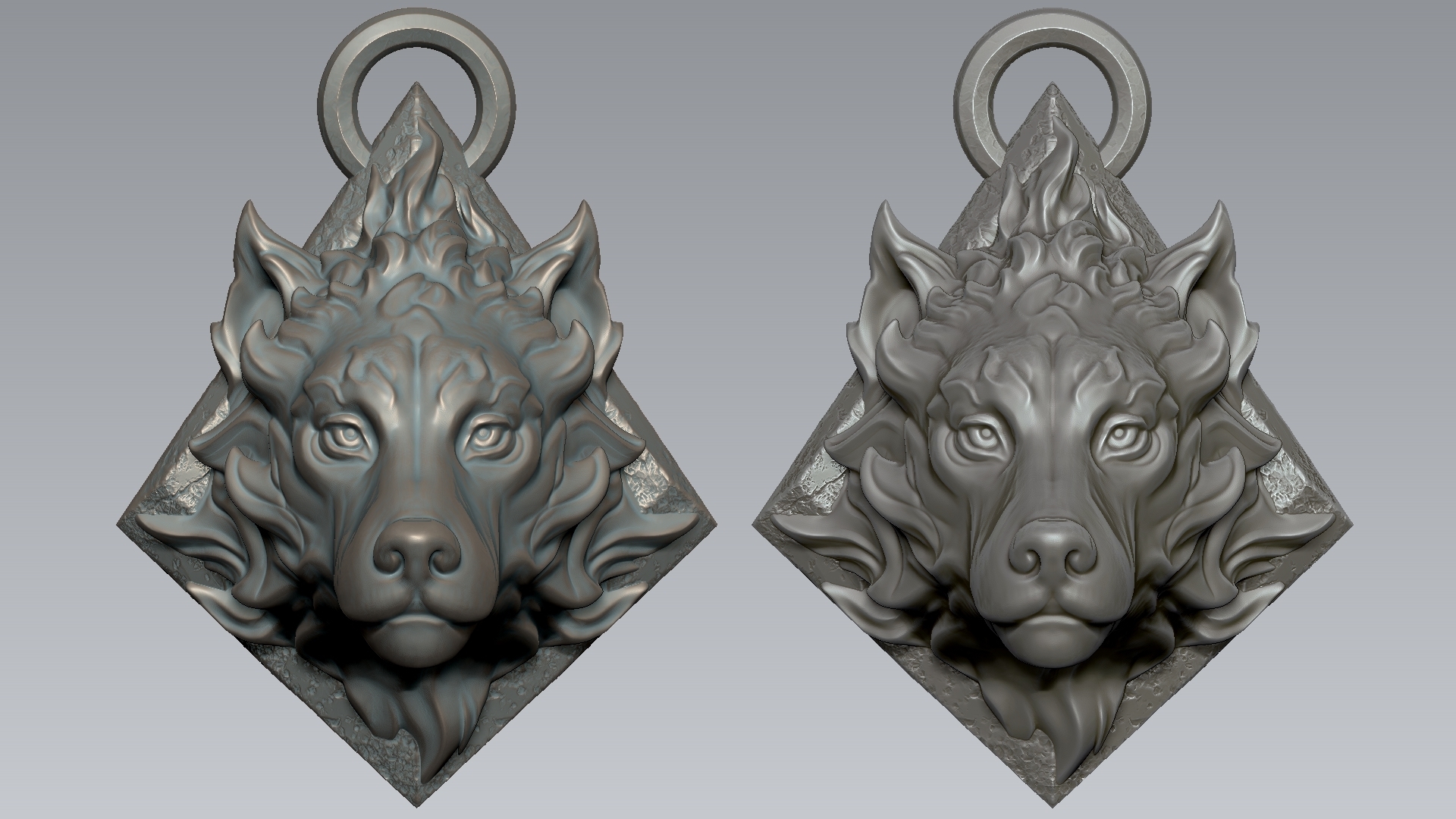 STL file Wolf Head 🐺 (OBJ)・3D printable model to download・Cults