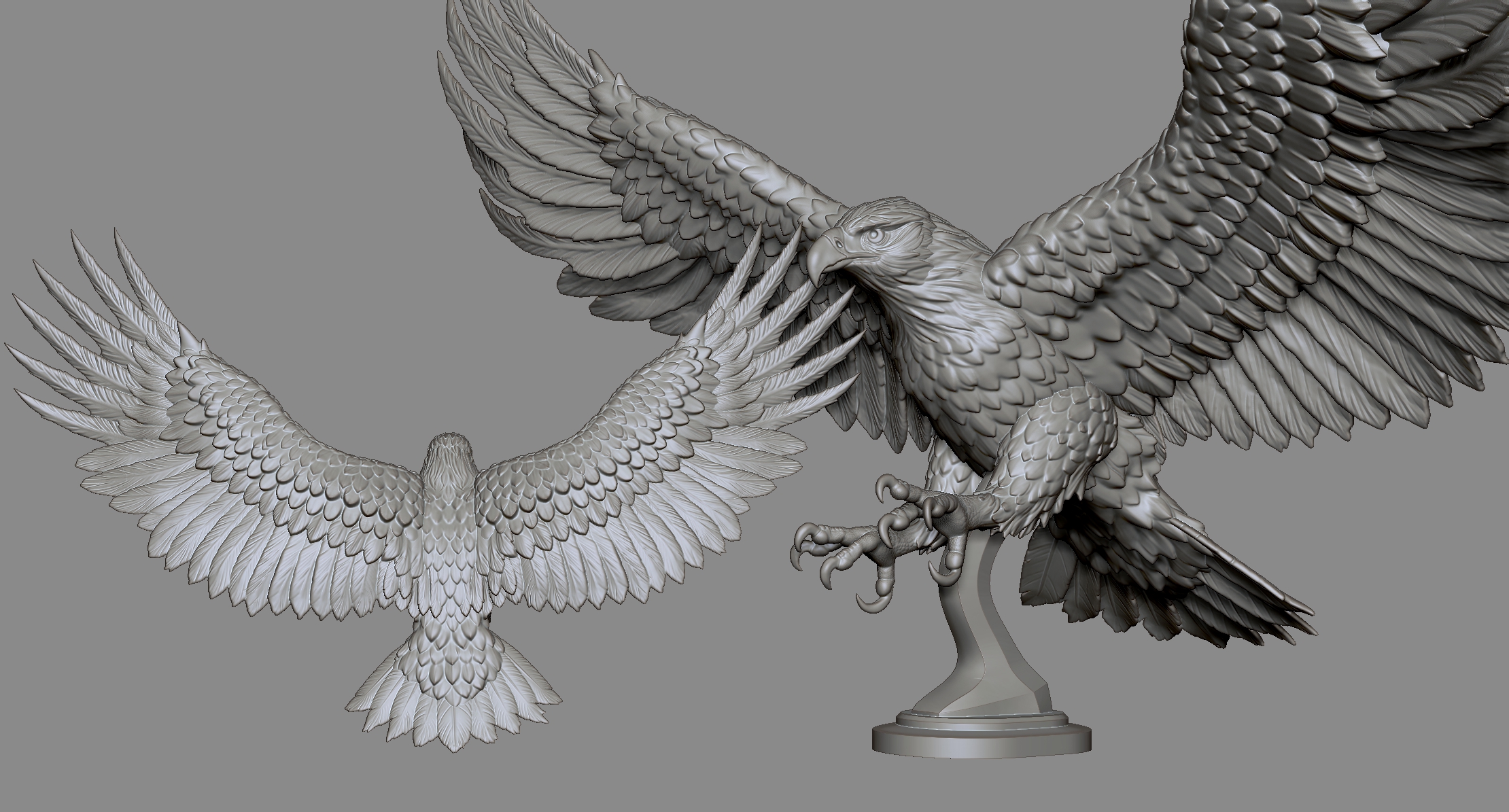 STL file Eagle Golden 🦅 (OBJ)・3D printer model to download・Cults