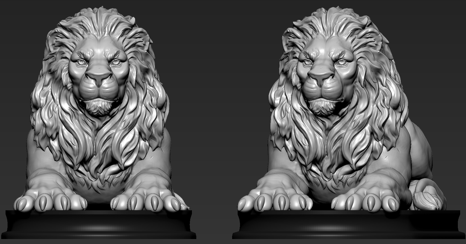 🦁 Lion・ STL File for ・Cults