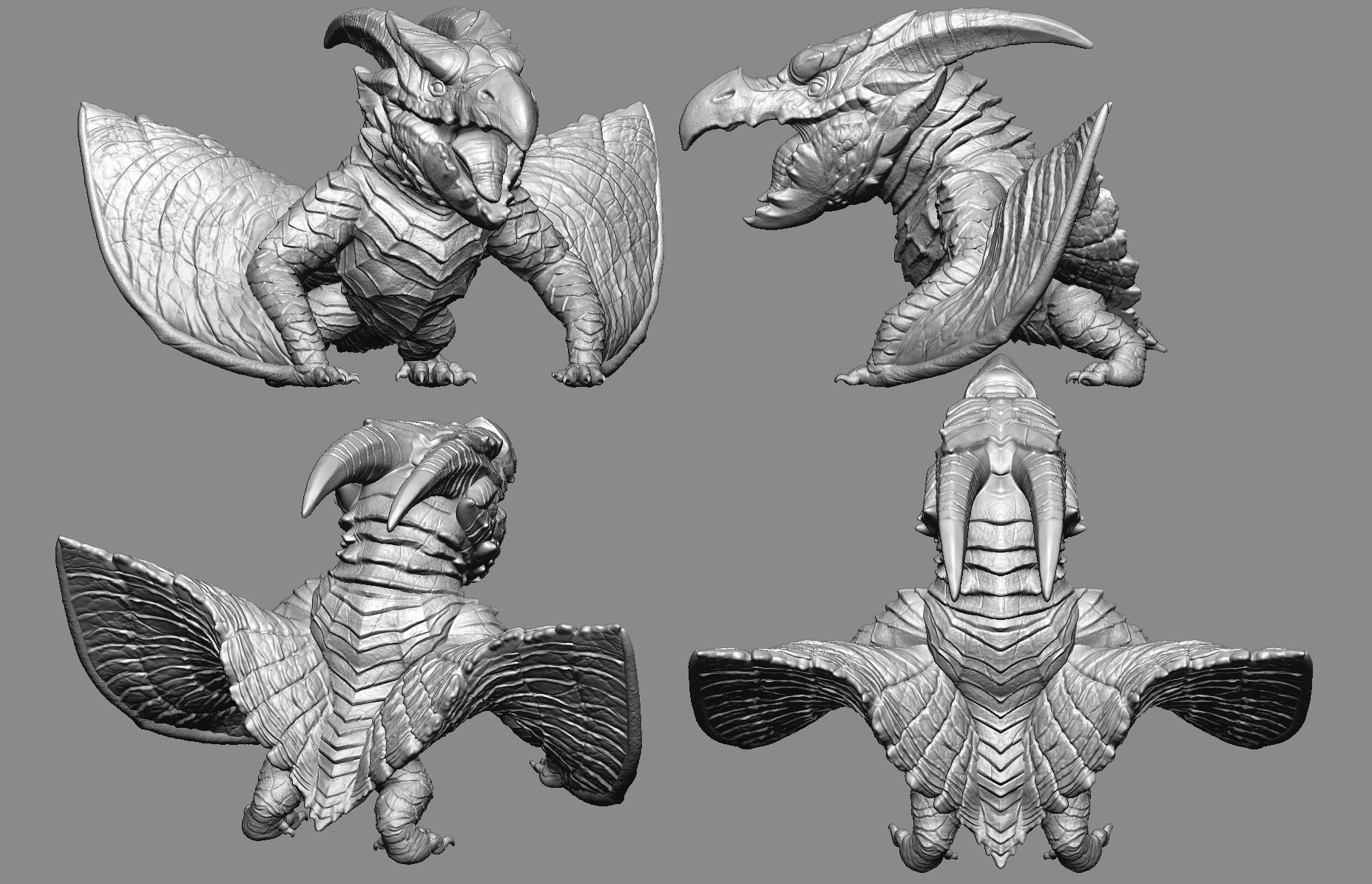 STL file Rodan Titan 👹・3D printing template to download・Cults