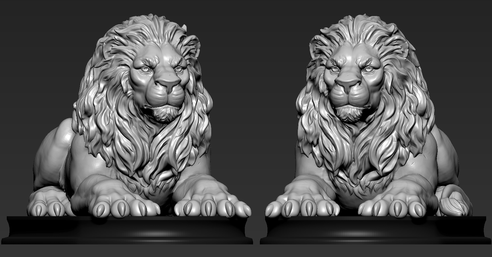 🦁 Lion・ STL File for ・Cults