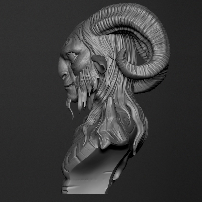 STL file Fauno (Pan's Labyrinth) 📯 (OBJ)・Model to download and 3D print ...