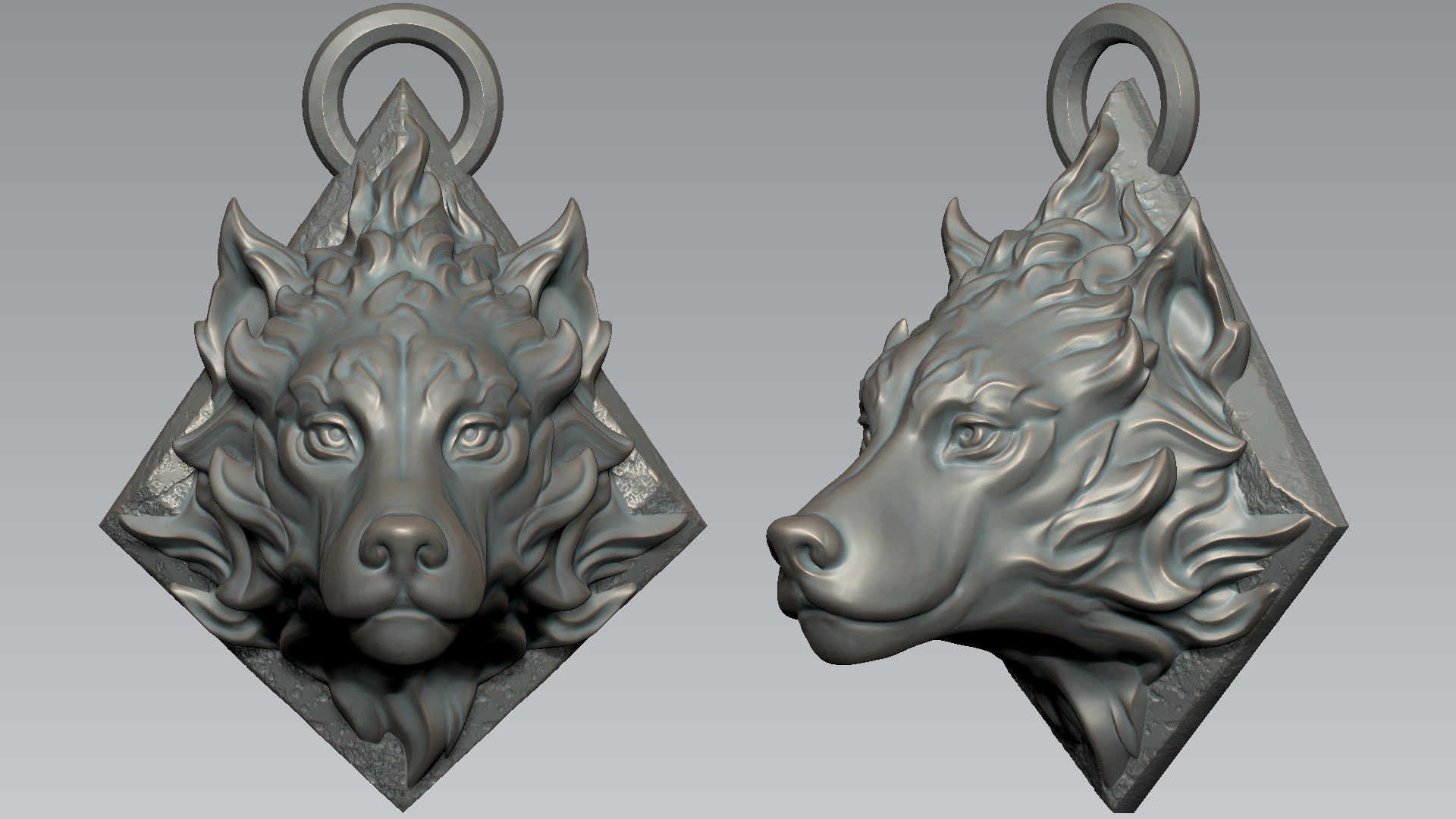STL file Wolf Head 🐺 (OBJ)・3D printable model to download・Cults