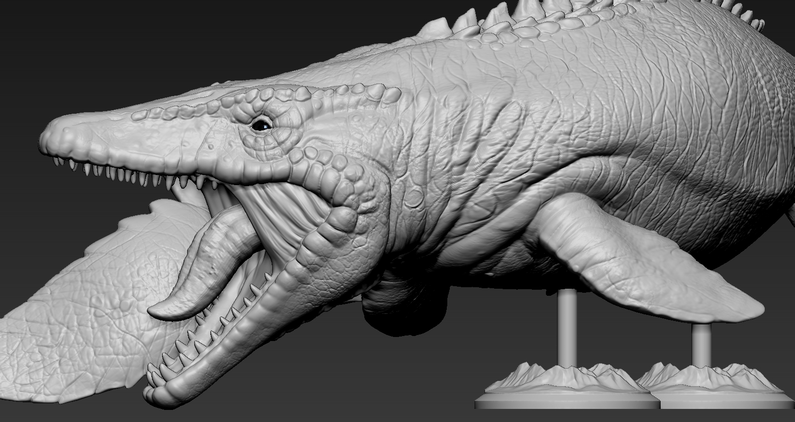 STL file Mosasaurus 🚰 (OBJ)・Model to download and 3D print・Cults