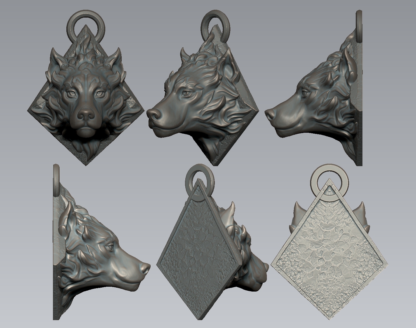 STL file Wolf Head 🐺 (OBJ)・3D printable model to download・Cults