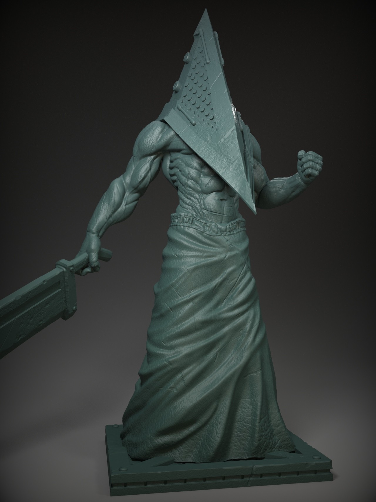 👹 Pyramid Head・ STL File for ・Cults