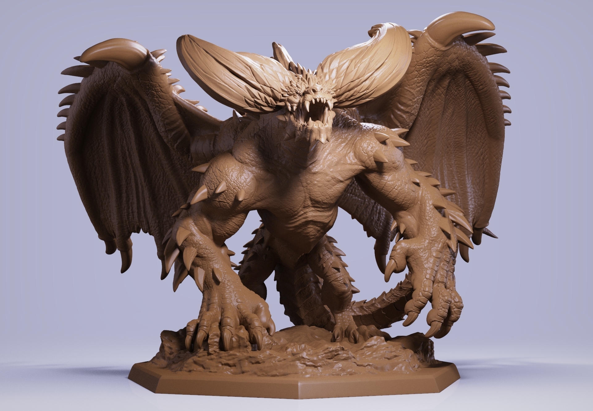 🐉 Nergigante Dragon・ STL File for ・Cults