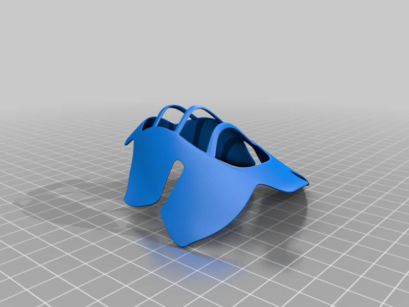 Free STL file Reusable facial mask respirator frame cover 🖼️ ・3D print ...