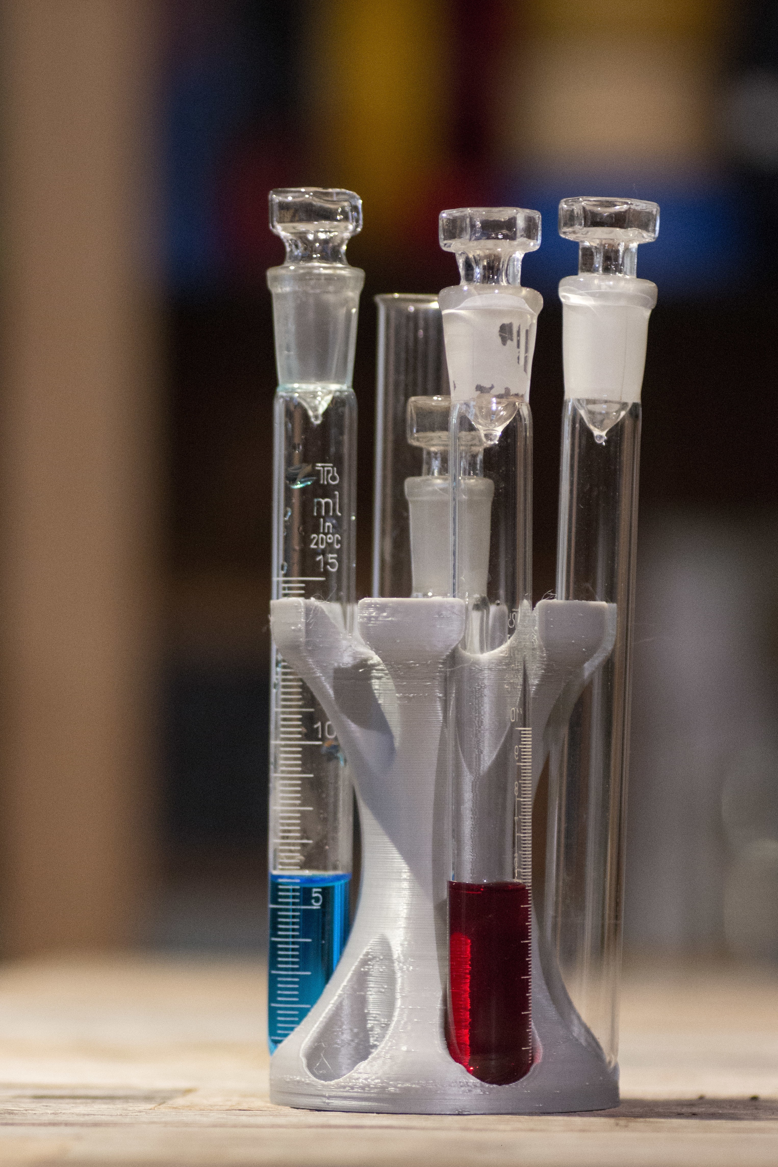 Free STL file Test tube stand for up to 7 normal sized test tubes ⬆️ ...