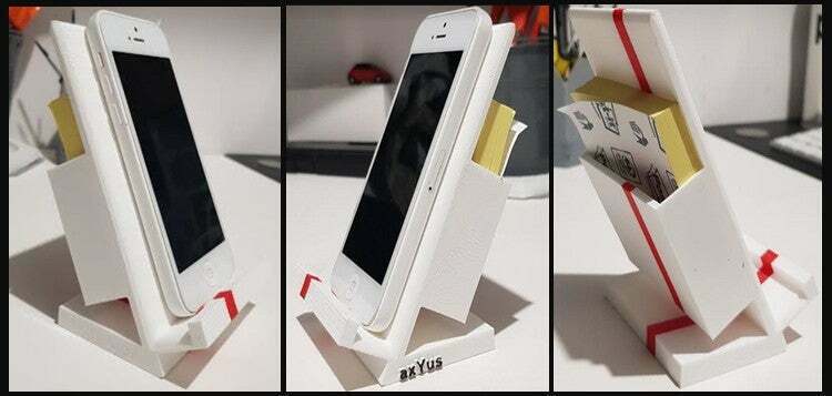 Free STL file Post-it Smartphone holder 📱 ・3D print object to download ...