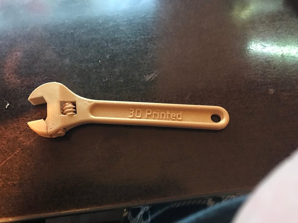 3D printable Fully assembled 3D printable wrench・Cults