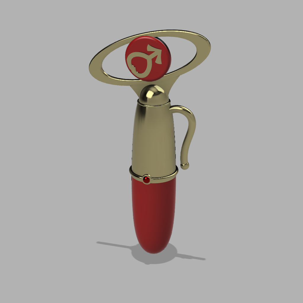 STL file Sailor Mars - Sailor Moon - Henshin Pen Transformation Boom 🌙 ...