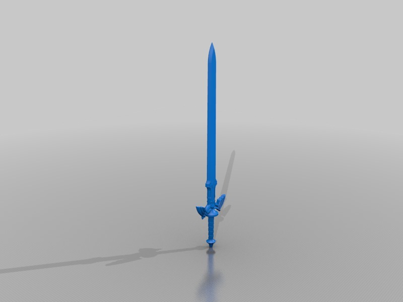 Free 3D file REMIX - Fully assembled master sword (nearly 1100mm tall ...