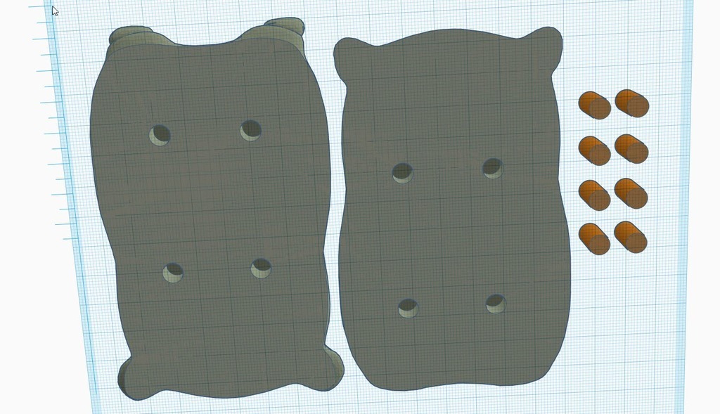 Free 3d File Go Gopher Golang Mascot Split In Half For Ez Fdm Printing 🗿 ・3d Printable Model