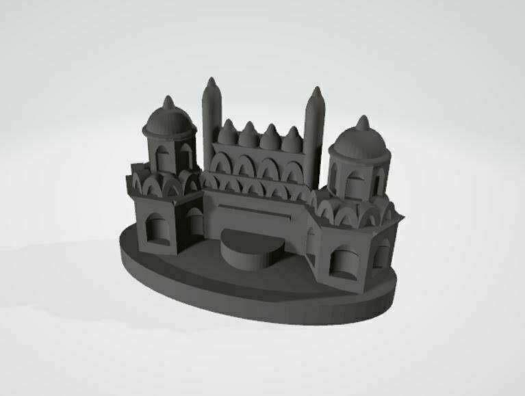 🇮🇳 Red fort, Delhi, India・ STL File for ・Cults