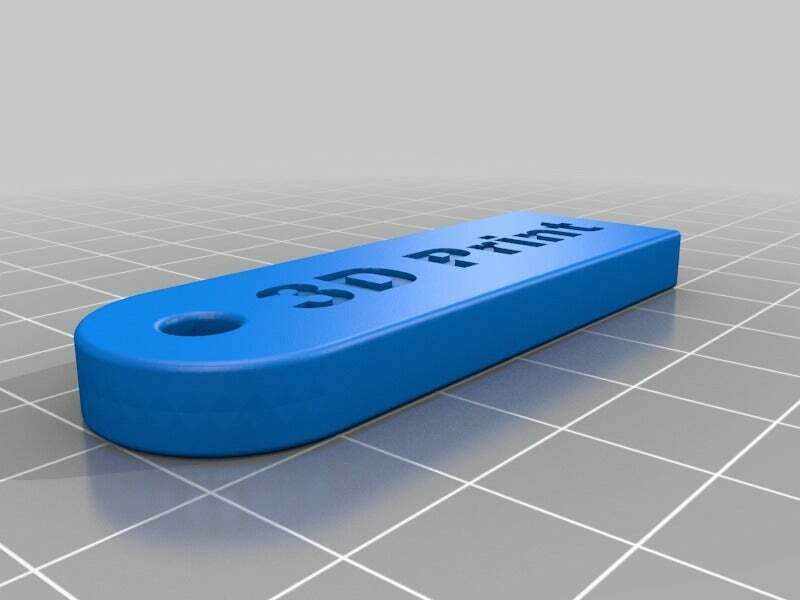 Free STL file Key Chain 🔑 ・Object to download and to 3D print・Cults