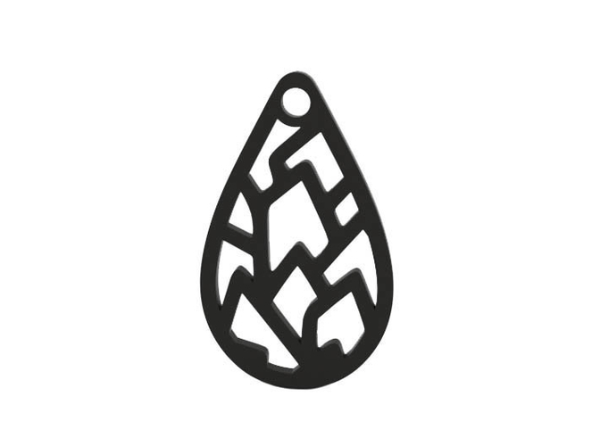 STL file Earring 💍・Model to download and 3D print・Cults