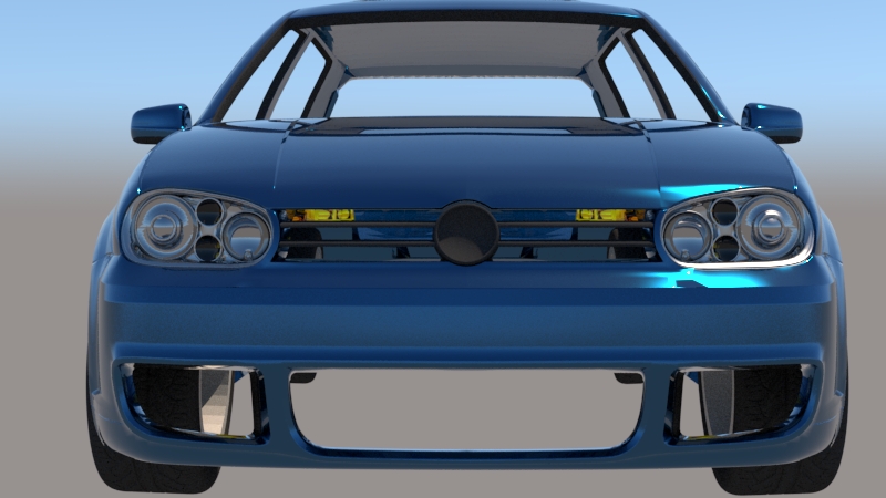 🚗 Volkswagen Golf R32 2003 1/10・ STL File for ・Cults