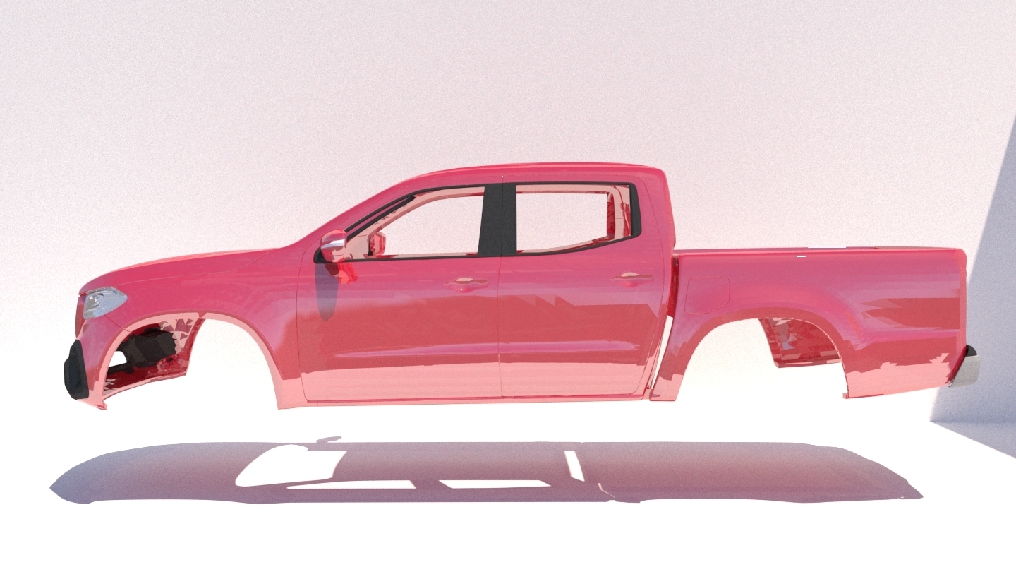 STL file Mercdes Benz X-Class 2018 Body 1/10 👽・Model to download and 3D ...