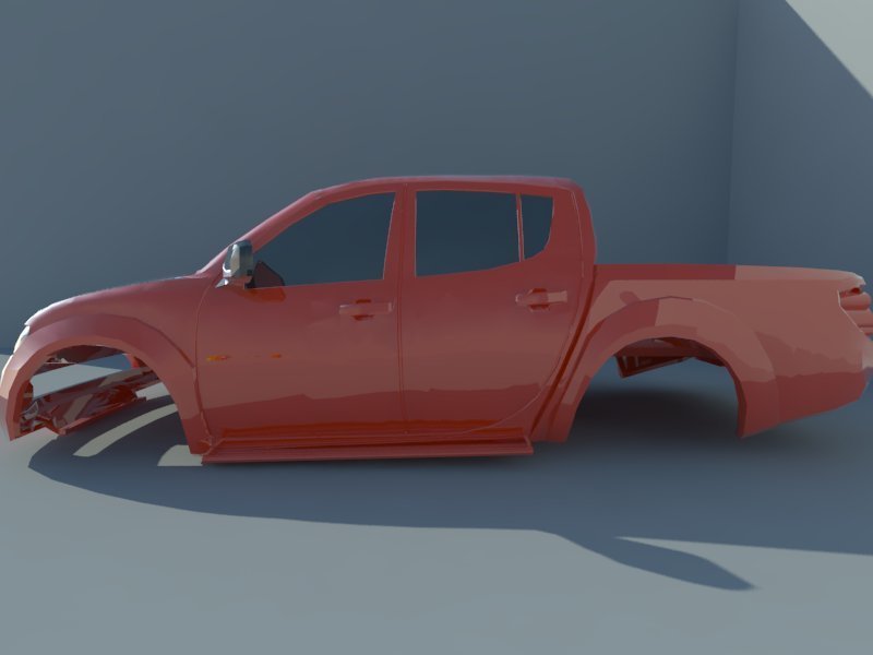 🚗 Mitsubishi L200 Triton・ STL File for ・Cults