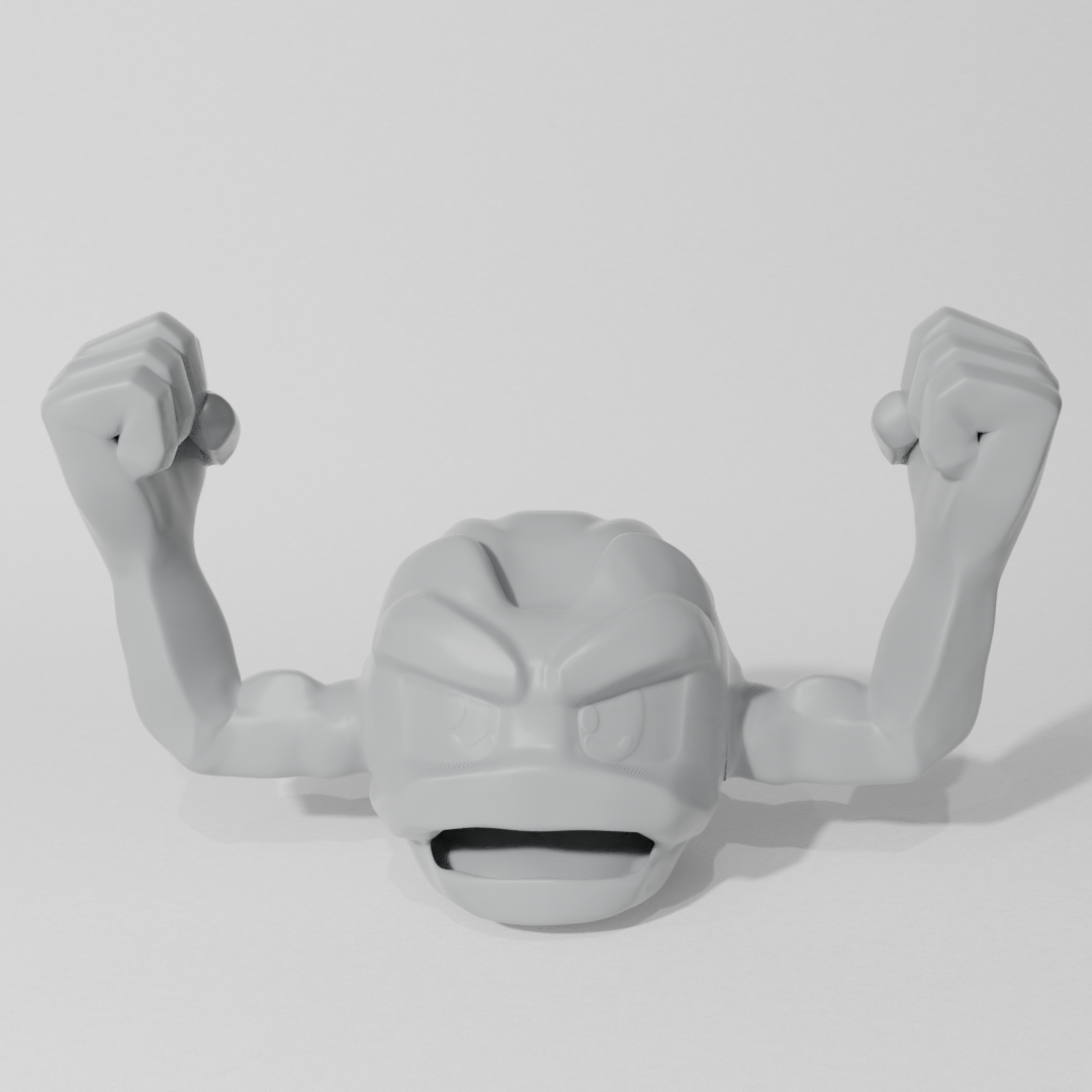 Archivo STL Geodude Pokemon 🐉 ・Plan imprimible en 3D para descargar・Cults