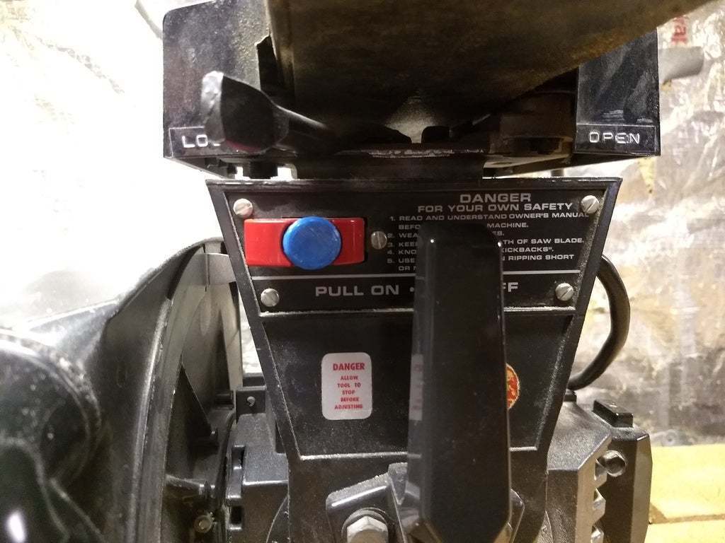 Free STL file Craftsman radial arm saw interlock switch insert 💪 ...