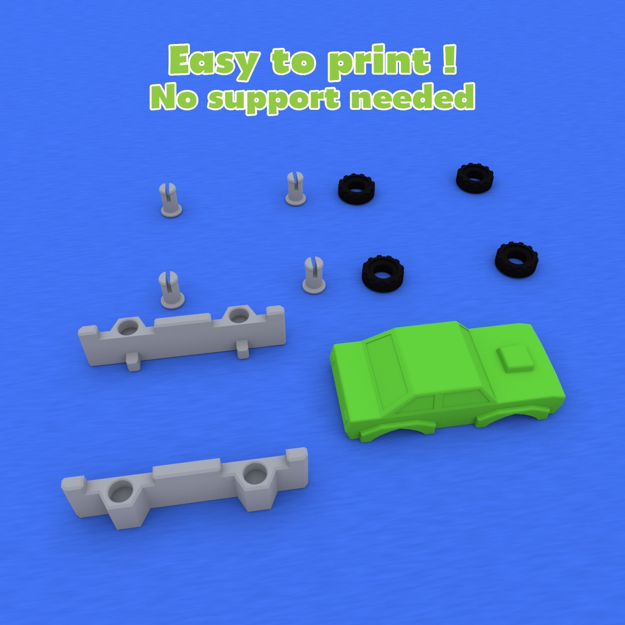 STL file SmallToys - Sample car 🚗 ・3D printer design to download・Cults