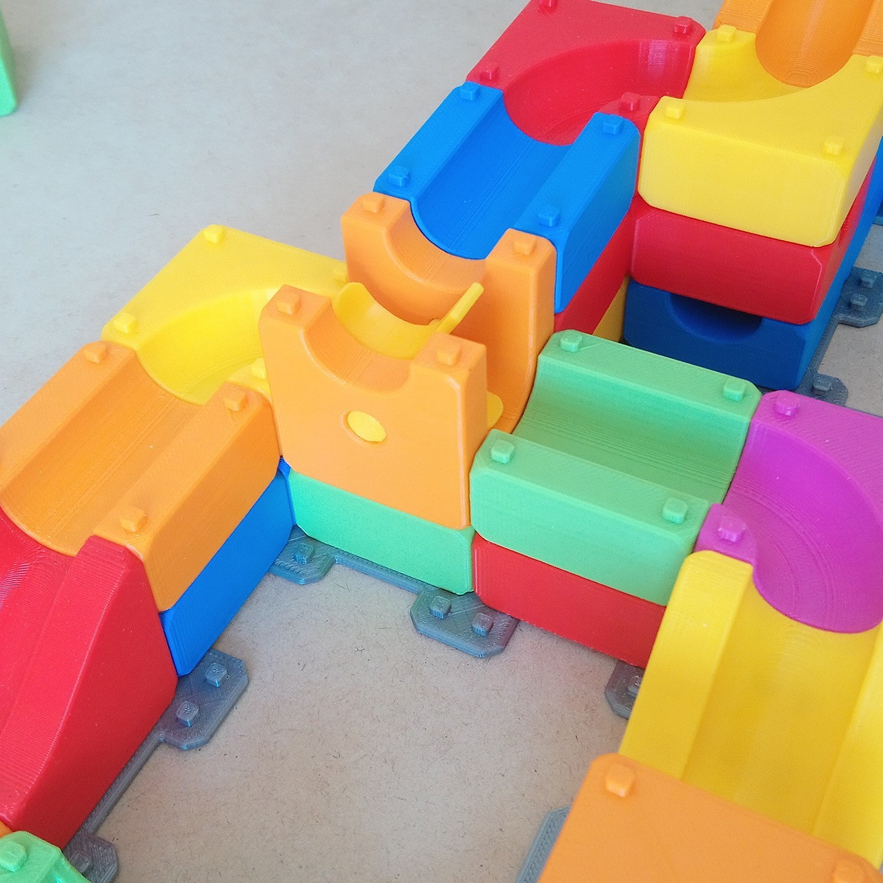 🏃 Marble Run Blocks - Extension pack・ STL File for ・Cults