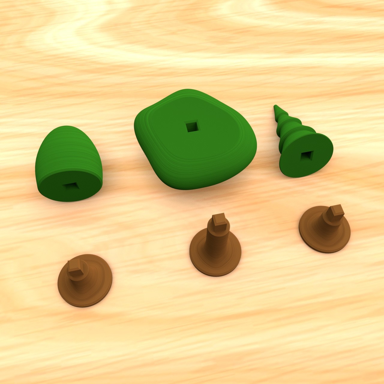 Free STL file SmallToys - Trees 🌳 ・3D print model to download・Cults