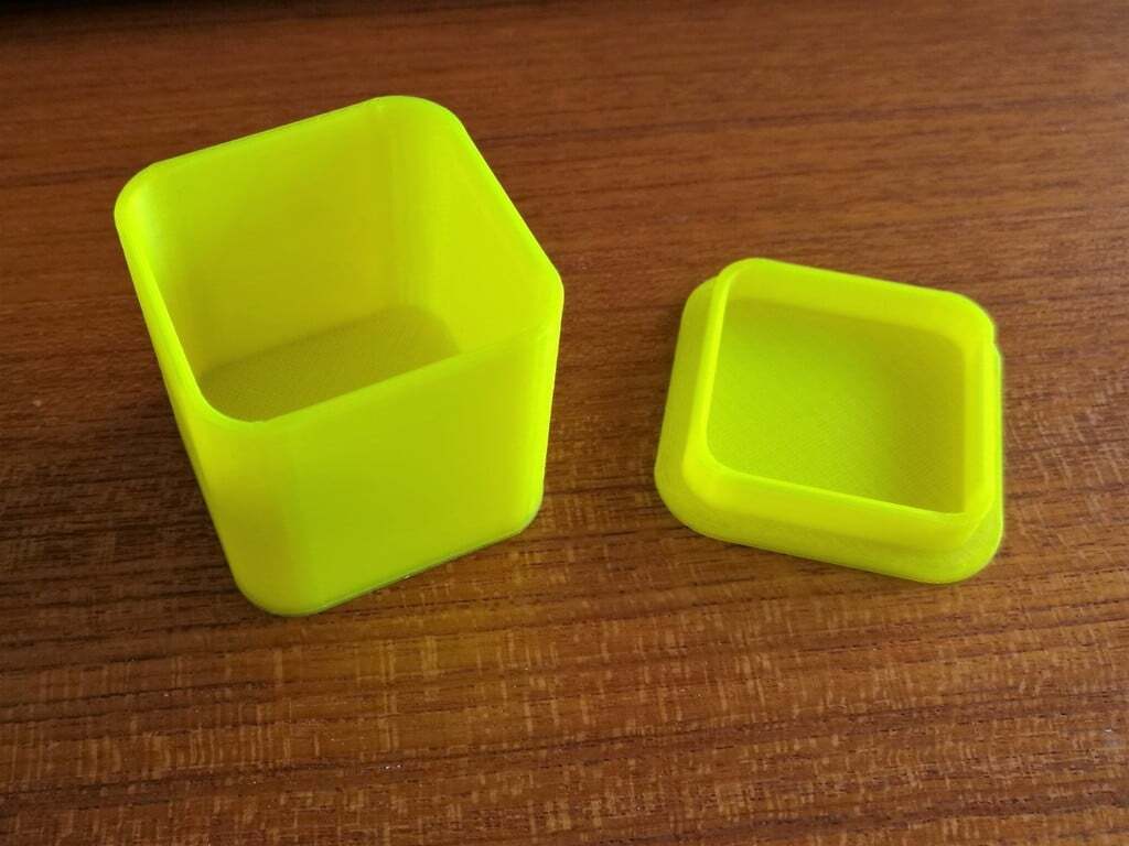 3D printing Simple box with lid・Cults