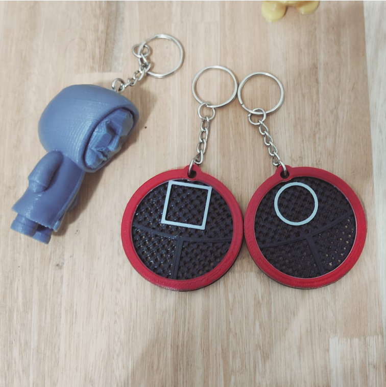 3D printed Squid game - keychain・Cults
