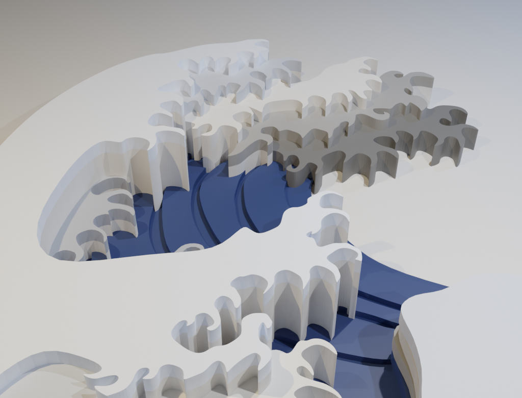 🌊 The great wave of kanagawa・ STL File for ・Cults