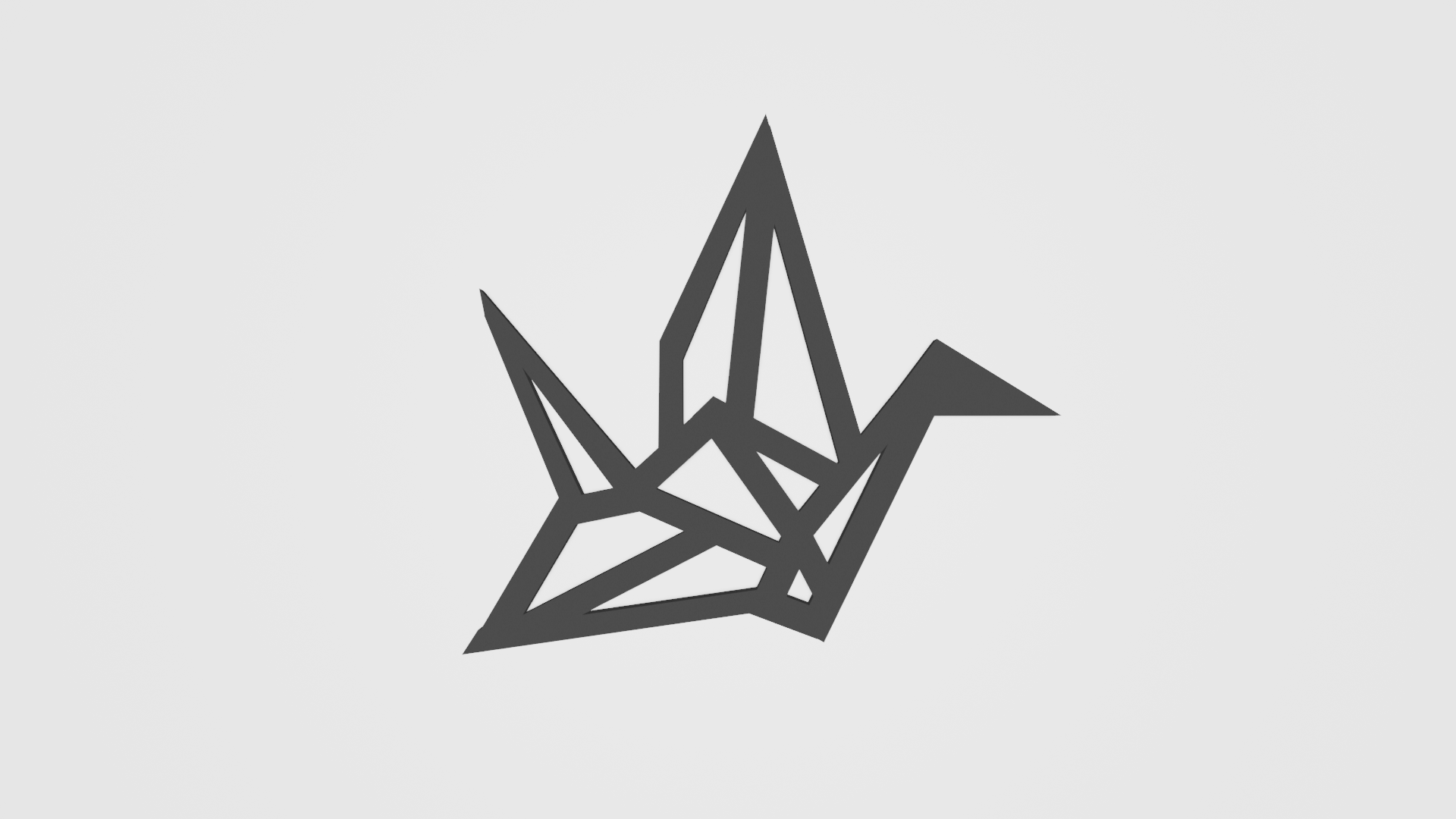 Free STL file Origami low poly design 🗝️ ・Object to download and to 3D ...