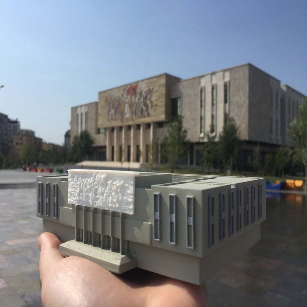 Free STL file Tirana Museum 🇦🇱 ・Model to download and 3D print・Cults