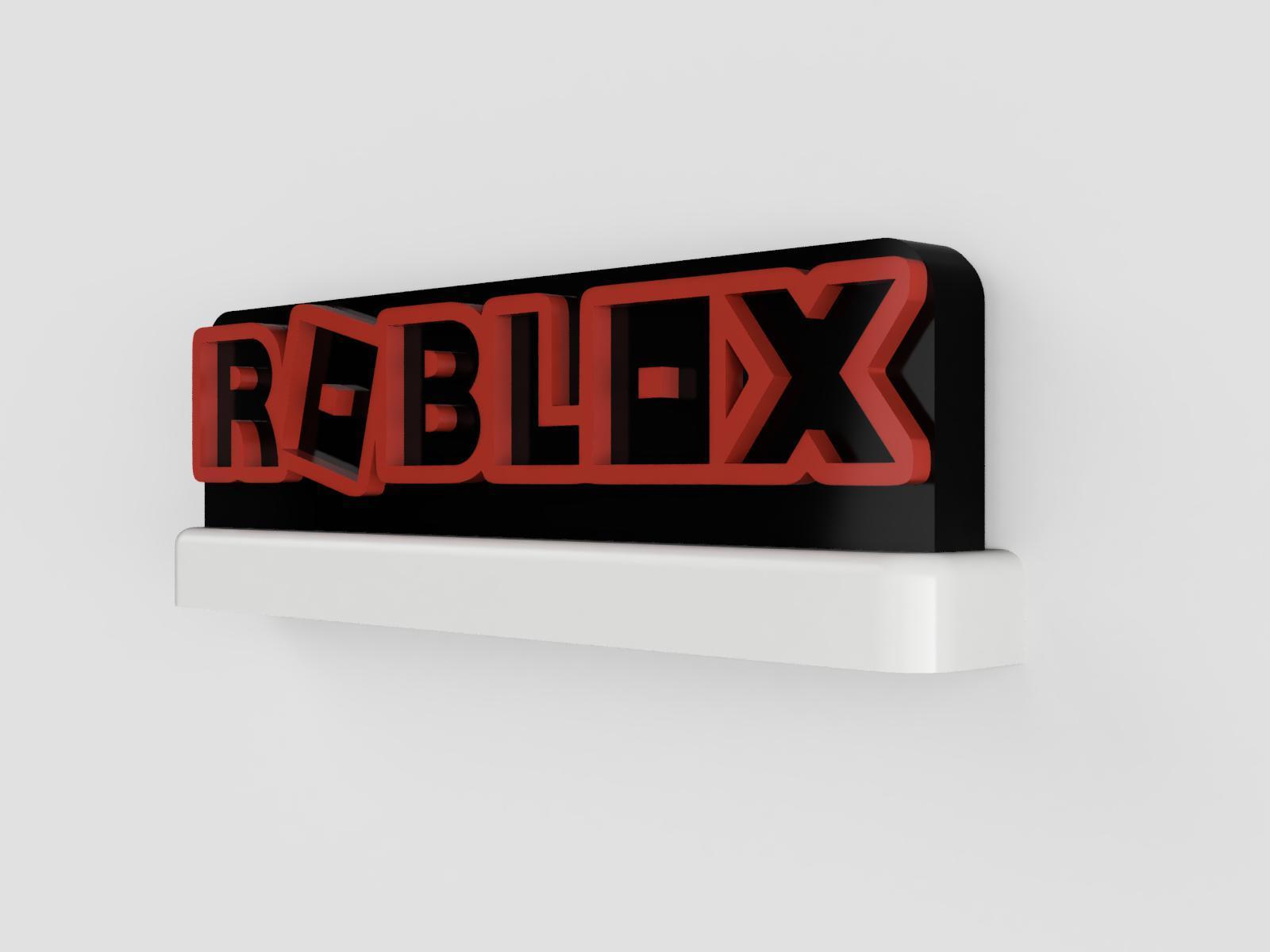 🎲 ROBLOX stand logo・ STL File for ・Cults
