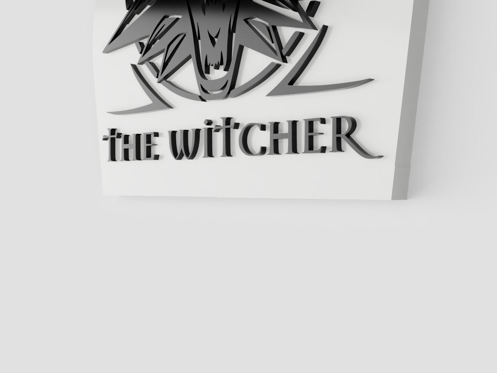 STL file The Witcher (zaklinač) STAND LOGO 🎲 ・3D printable model to ...