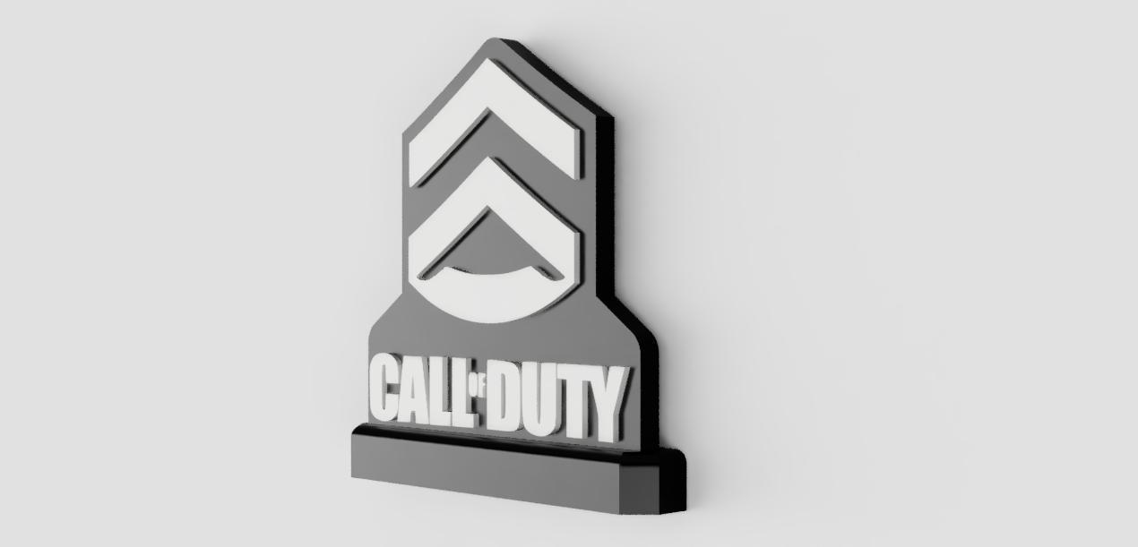 STL file Call of Duty WarZone stand logo 🤙 ・3D print design to download ...