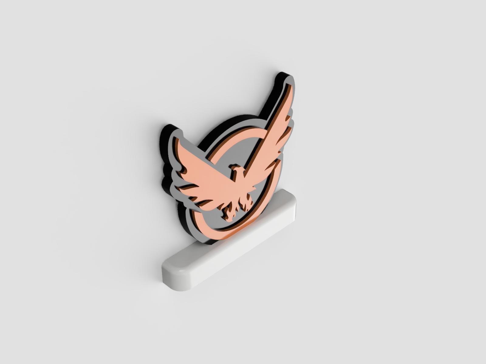 STL file The Division STAND LOGO 🎲 ・3D printable model to download・Cults