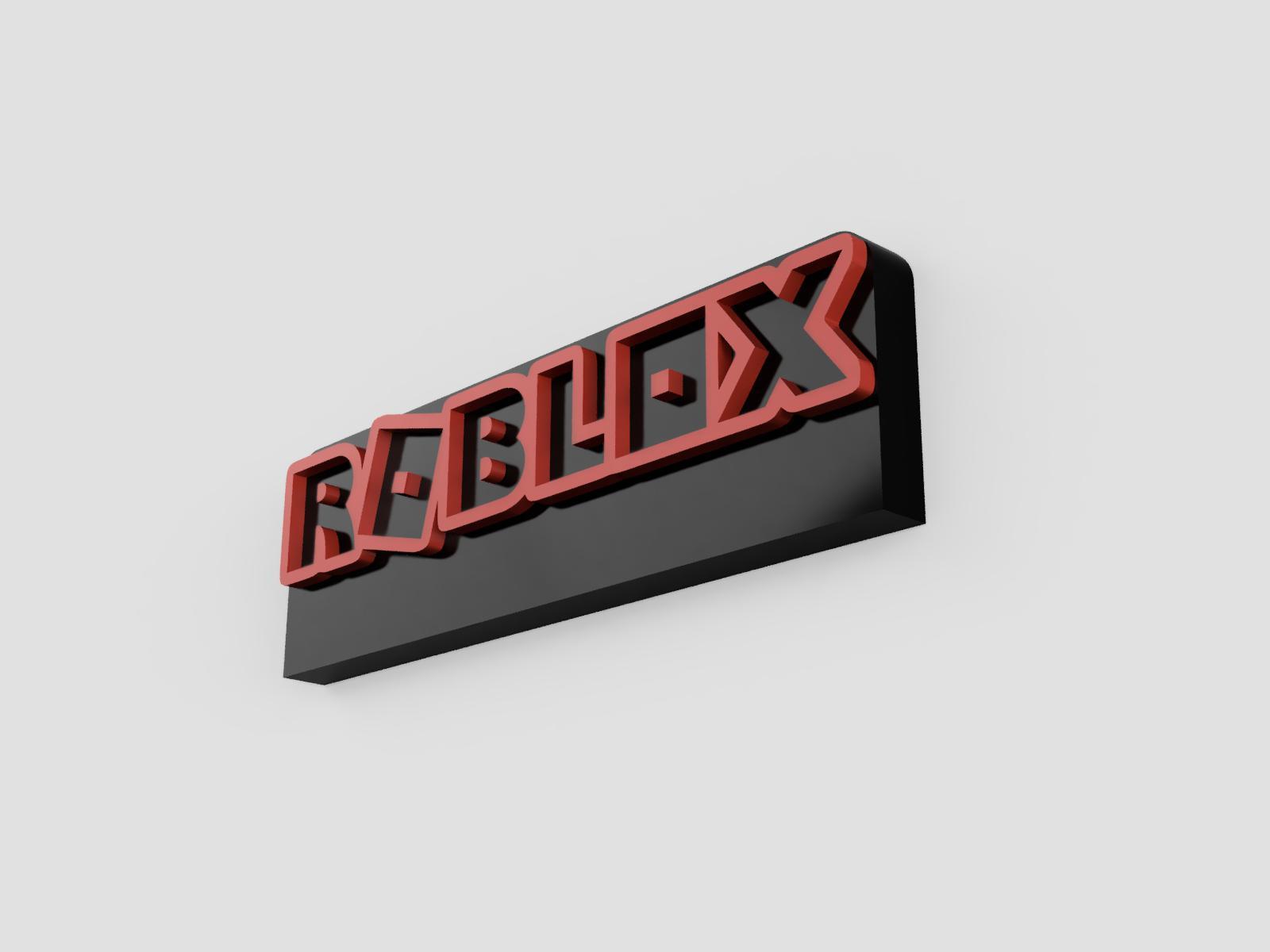 🎲 ROBLOX stand logo・ STL File for ・Cults