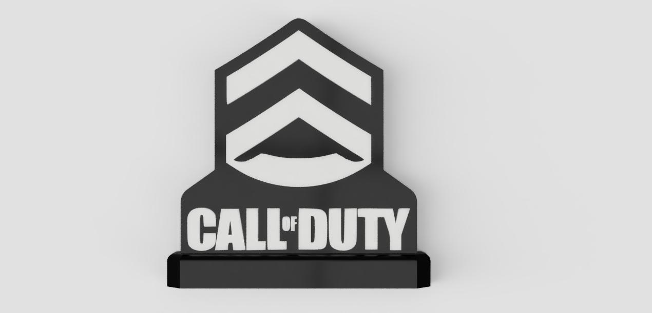 STL file Call of Duty WarZone stand logo 🤙 ・3D print design to download ...