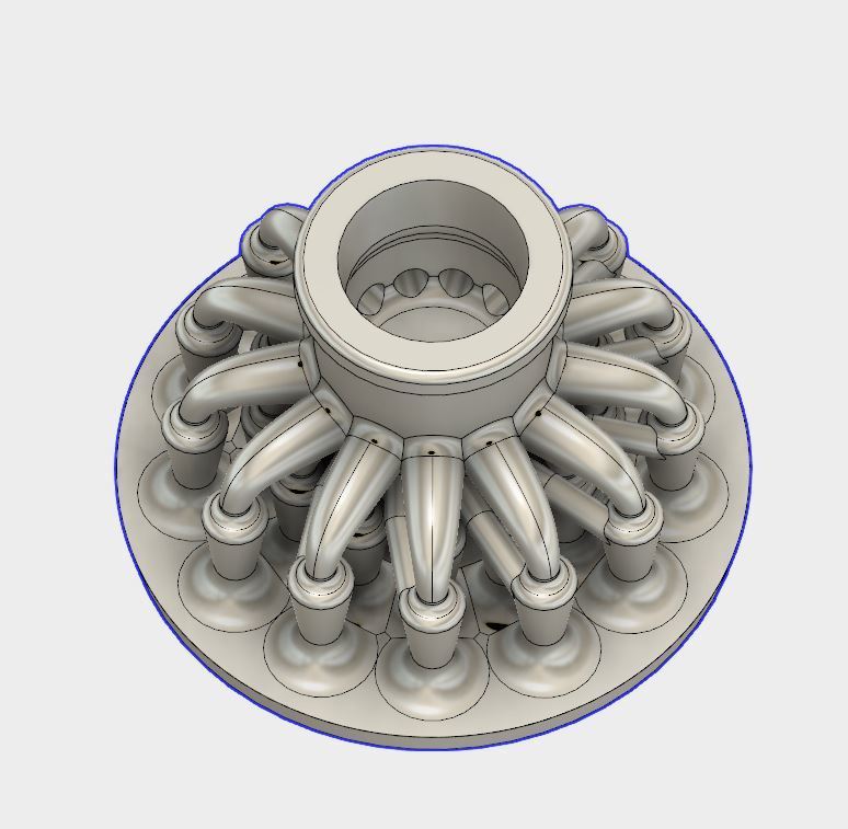 🌀 26 Head Multi Cyclone Chamber (Compact Size Added)・ STL File for 3D ...