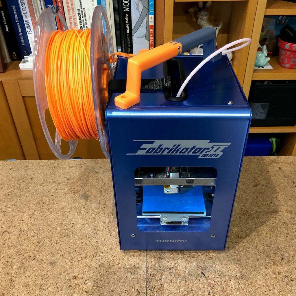 Free STL file Side Spool Holder for Fabrikator Mini 2 🔧 (GCODE)・Model ...