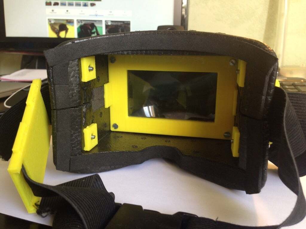 3D printed Quanum DIY FPV Goggles Upgrade・Cults