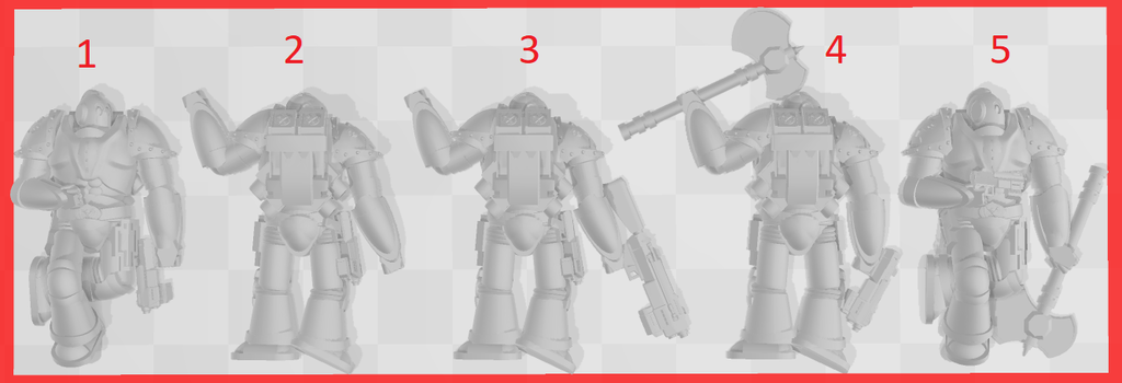 😵 Supportless Dead Space Soldiers・Free STL File for ・Cults