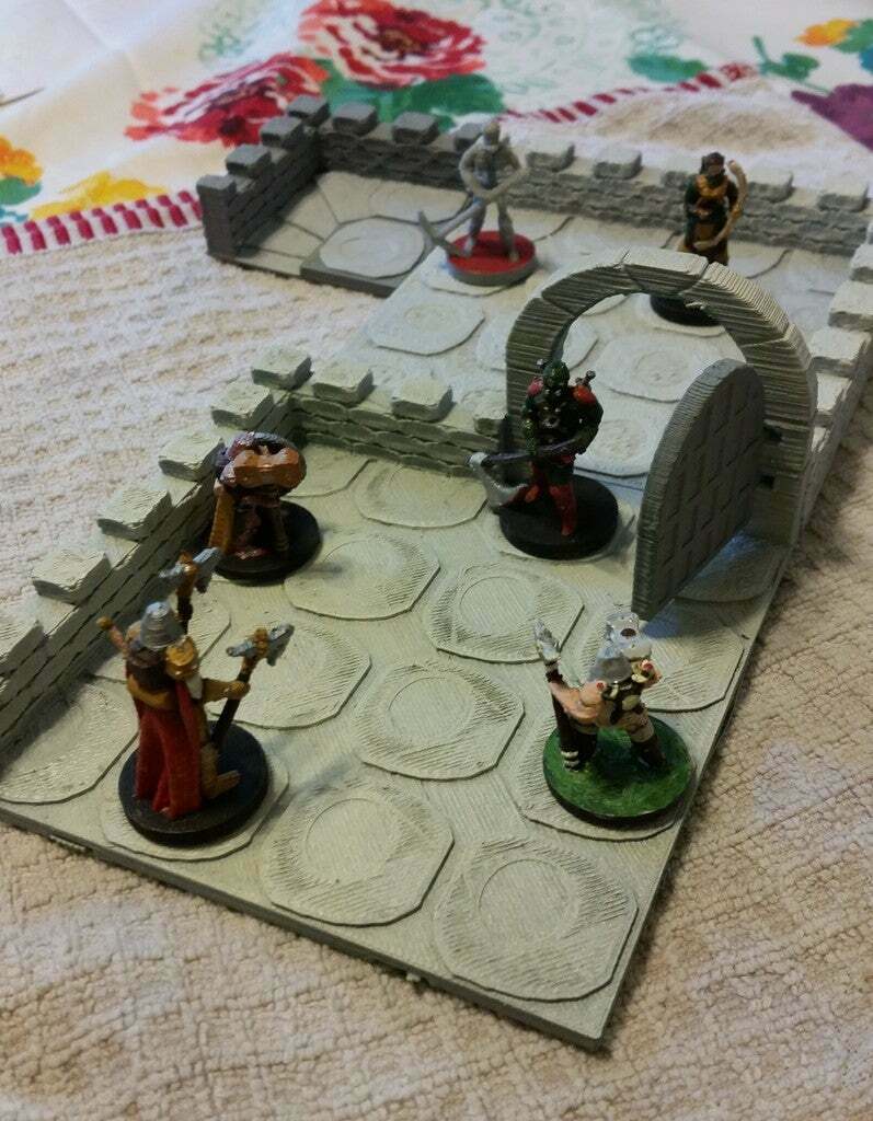 🏰 DnD Stone Stairs・Free STL File for ・Cults