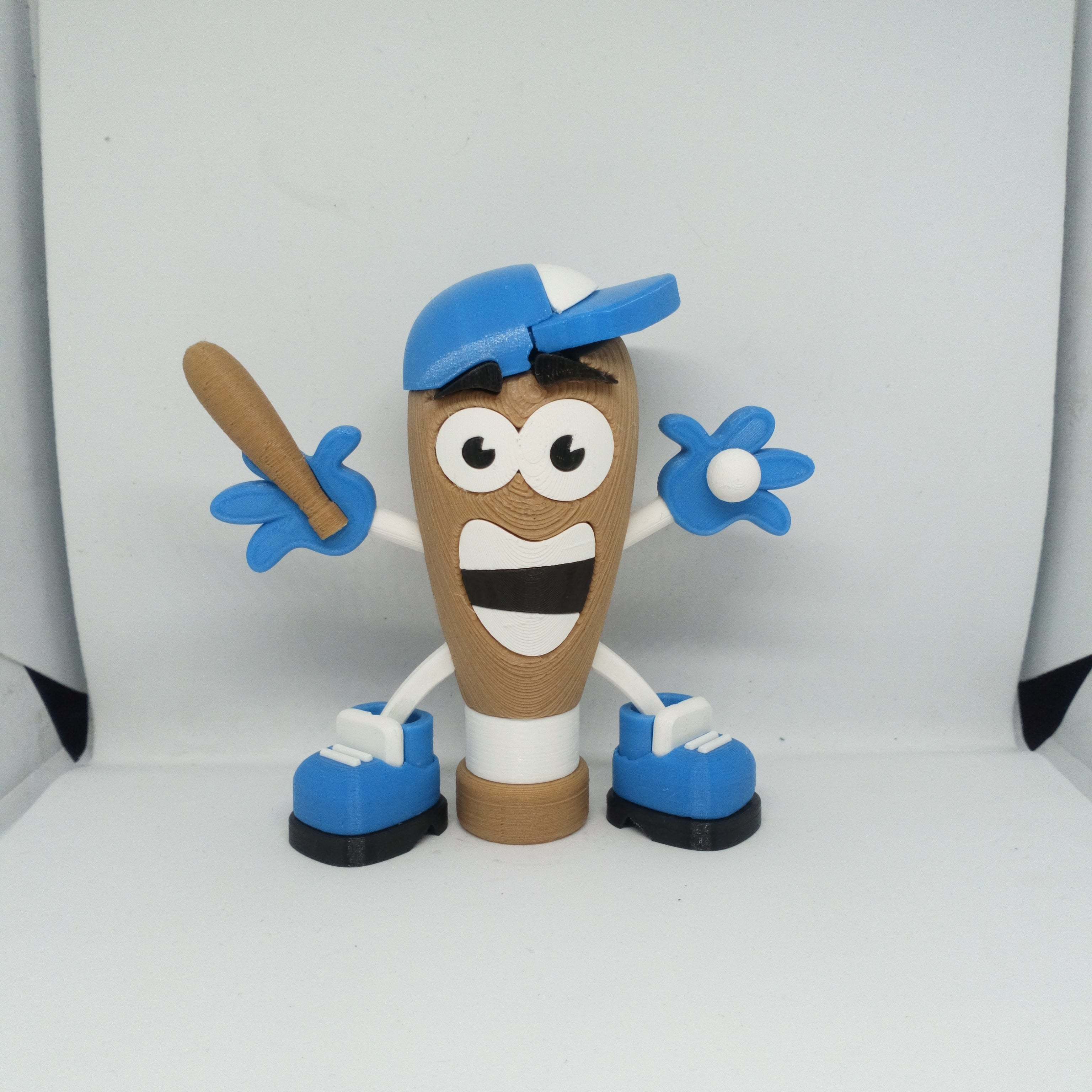 ⚾ Billy Baseball Bat - Print A Toons・ STL File for ・Cults